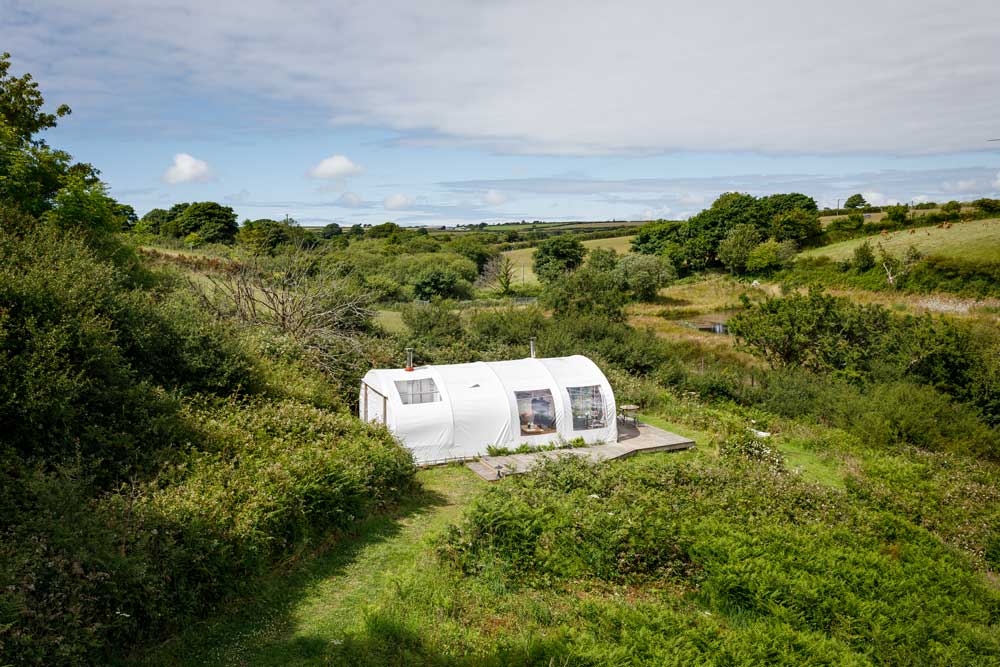 Glamping Cornwall with Ekopod Camping Pods