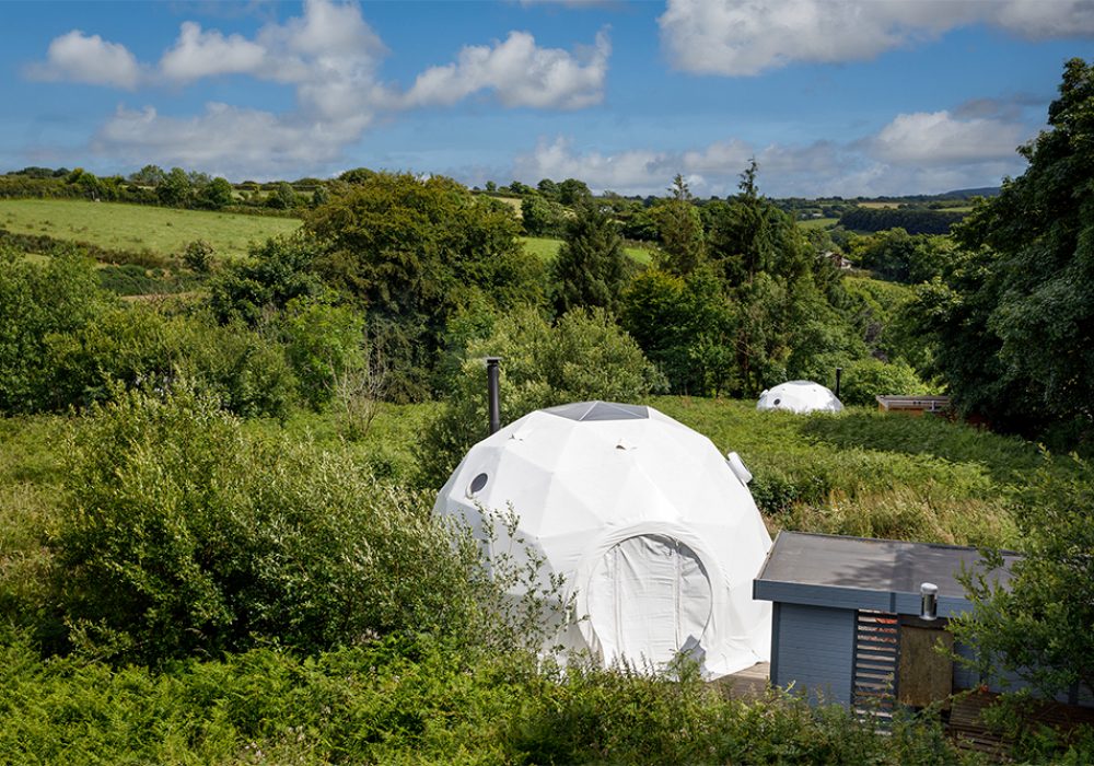 Eyl Large Geodome Cornwall - Family Glamping in Cornwall